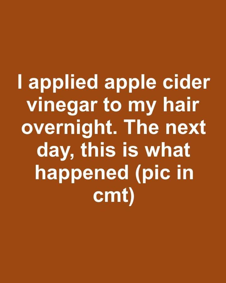 I Had No Idea What Apple Cider Vinegar Would Do for My Hair Until I ...